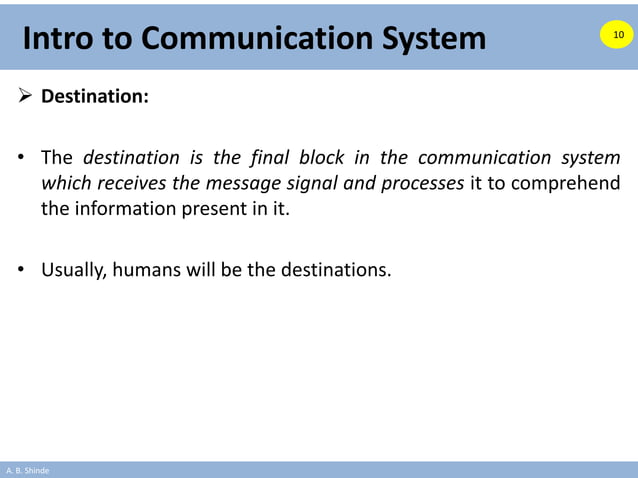 Communication System Basics | PPSX