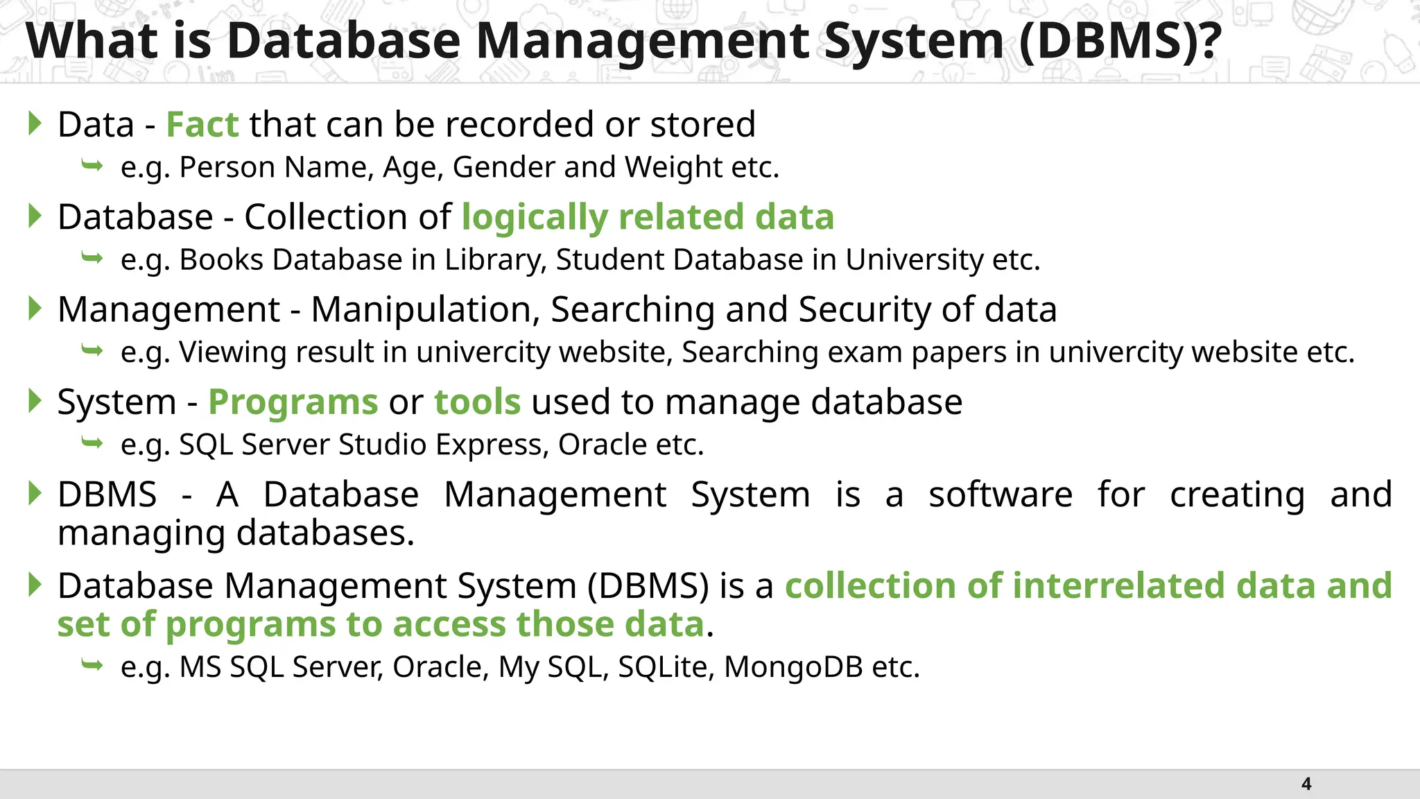 Unit 1 Introduction of database management system.pptx