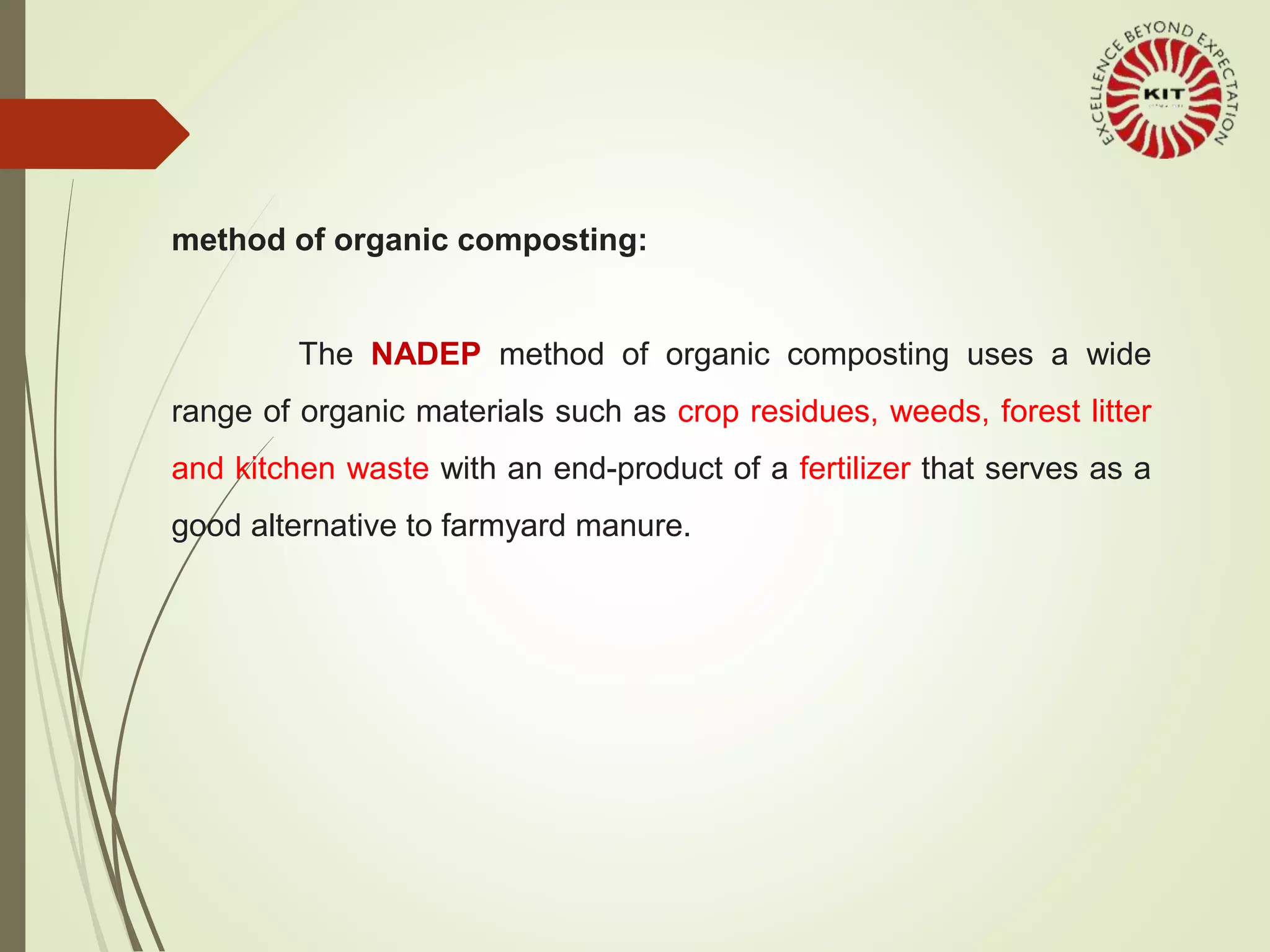 AGRICULTURAL WASTE MANAGEMENT Unit 1 introduction [autosaved] | PPTX