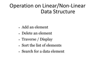 Unit 1 Basic concepts to DS | PPT