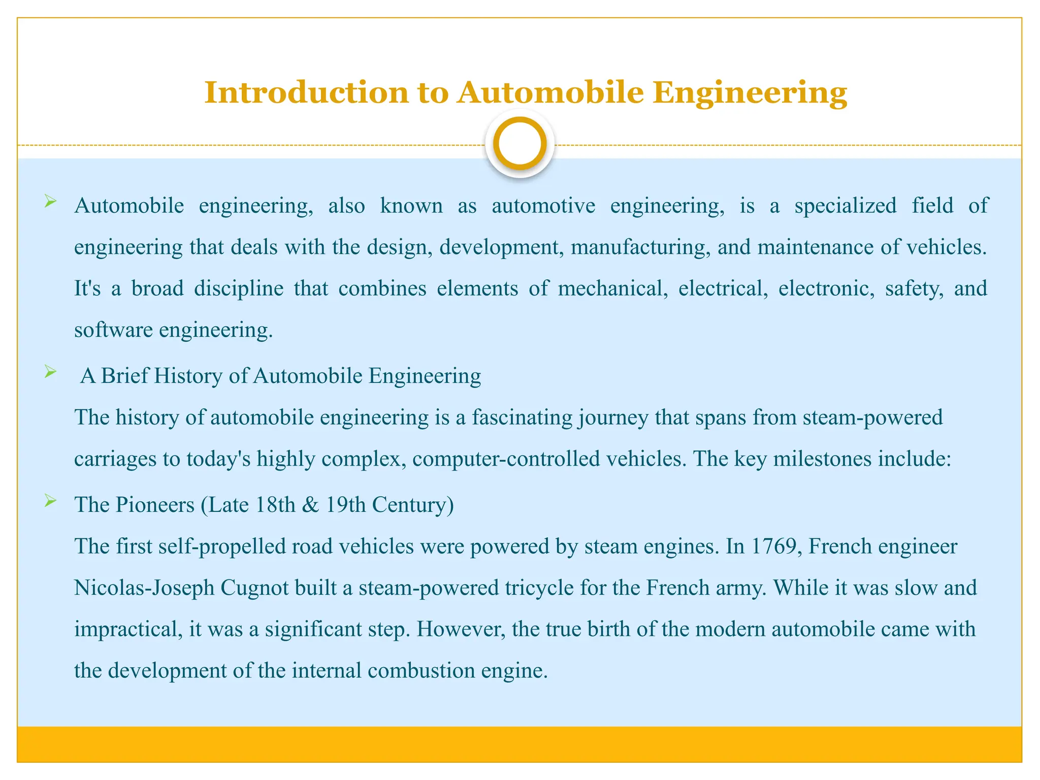 Introduction to Automobile Engineering.. | PPTX