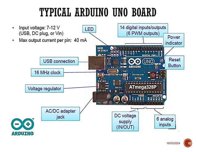 Unit 1 Introduction to Arduino Board.pptx | Operating Systems | Computer Software and Applications
