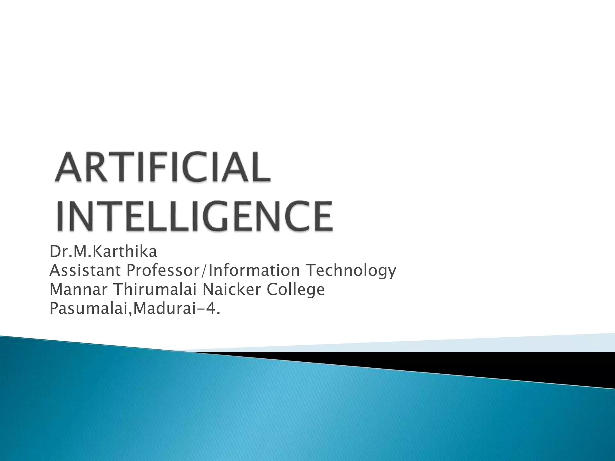 Unit 1 Introduction to Artificial Intelligence.pptx