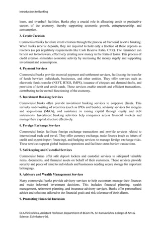 INTRODUCTION TO BANKING IN INDIA .docx. | DOCX | Business Banking ...