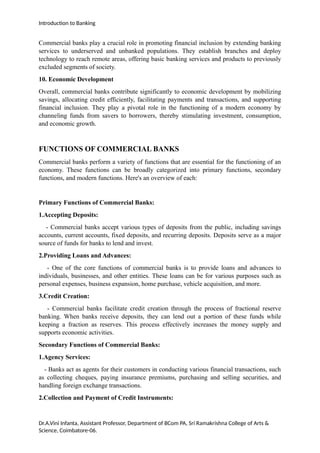 INTRODUCTION TO BANKING IN INDIA .docx. | DOCX | Business Banking ...