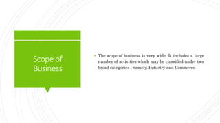 Unit 1 introduction to business organisation | PPTX