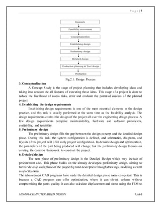 ME6501 Unit 1 introduction to cad | PDF