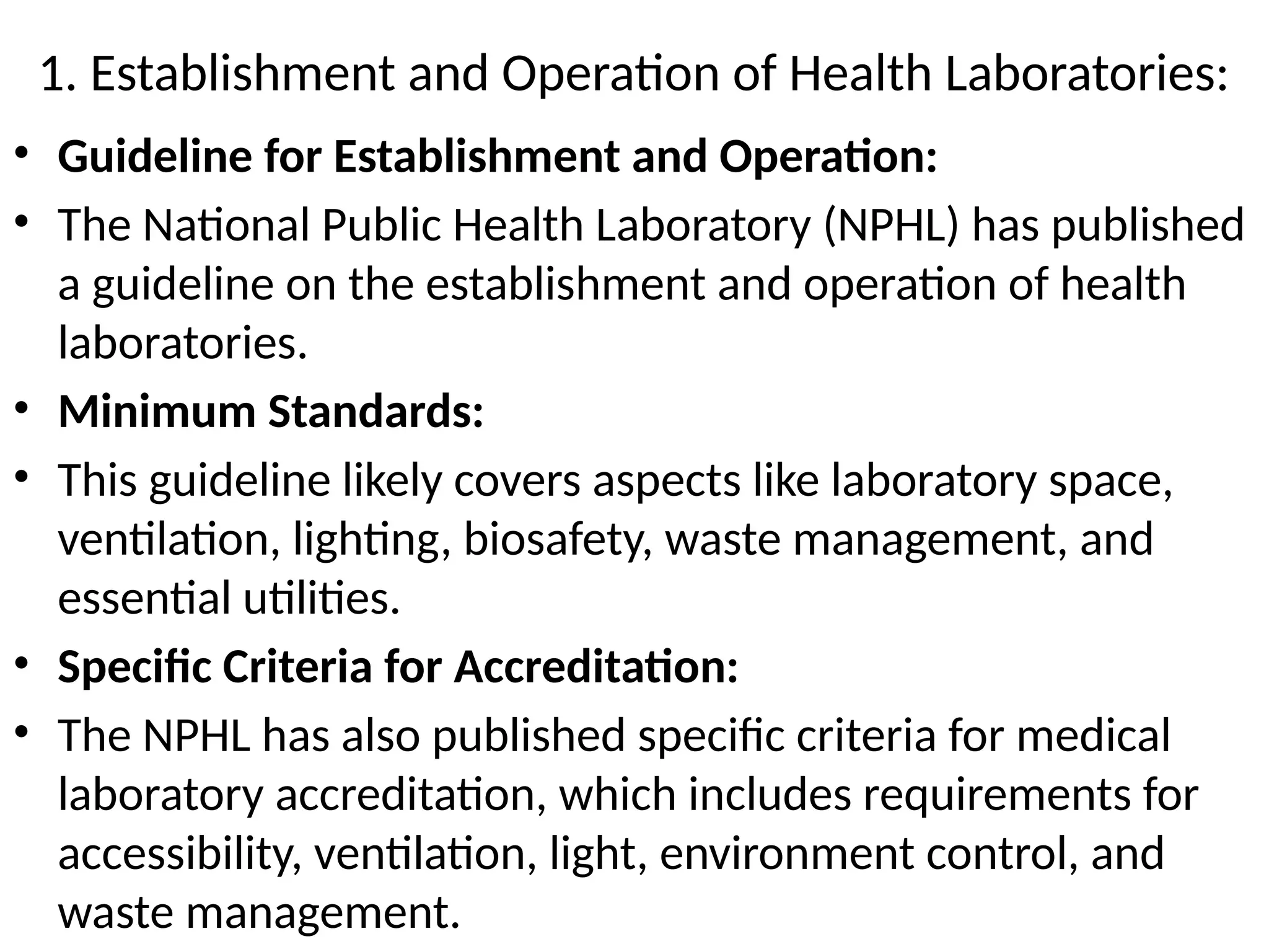 Unit 1Introduction to clinical laboratory management | PPTX