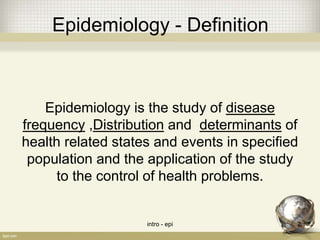 Unit 03 Introduction to Epidemiology.ppt