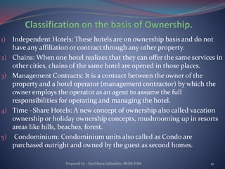 Introduction to hospitality industry | PPTX