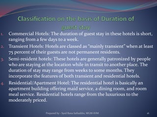 Introduction to hospitality industry | PPTX