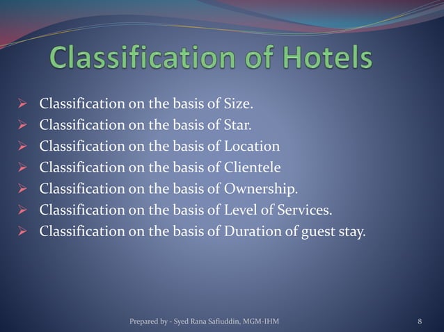 Introduction to hospitality industry | PPTX
