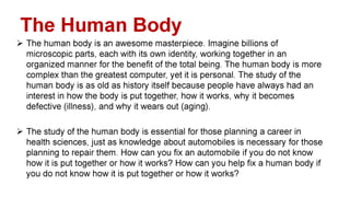 Unit 1 introduction to human body as a whole cna | PDF