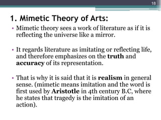 Unit1introductiontoliterarytheorycriticism 170404115157 | PPT