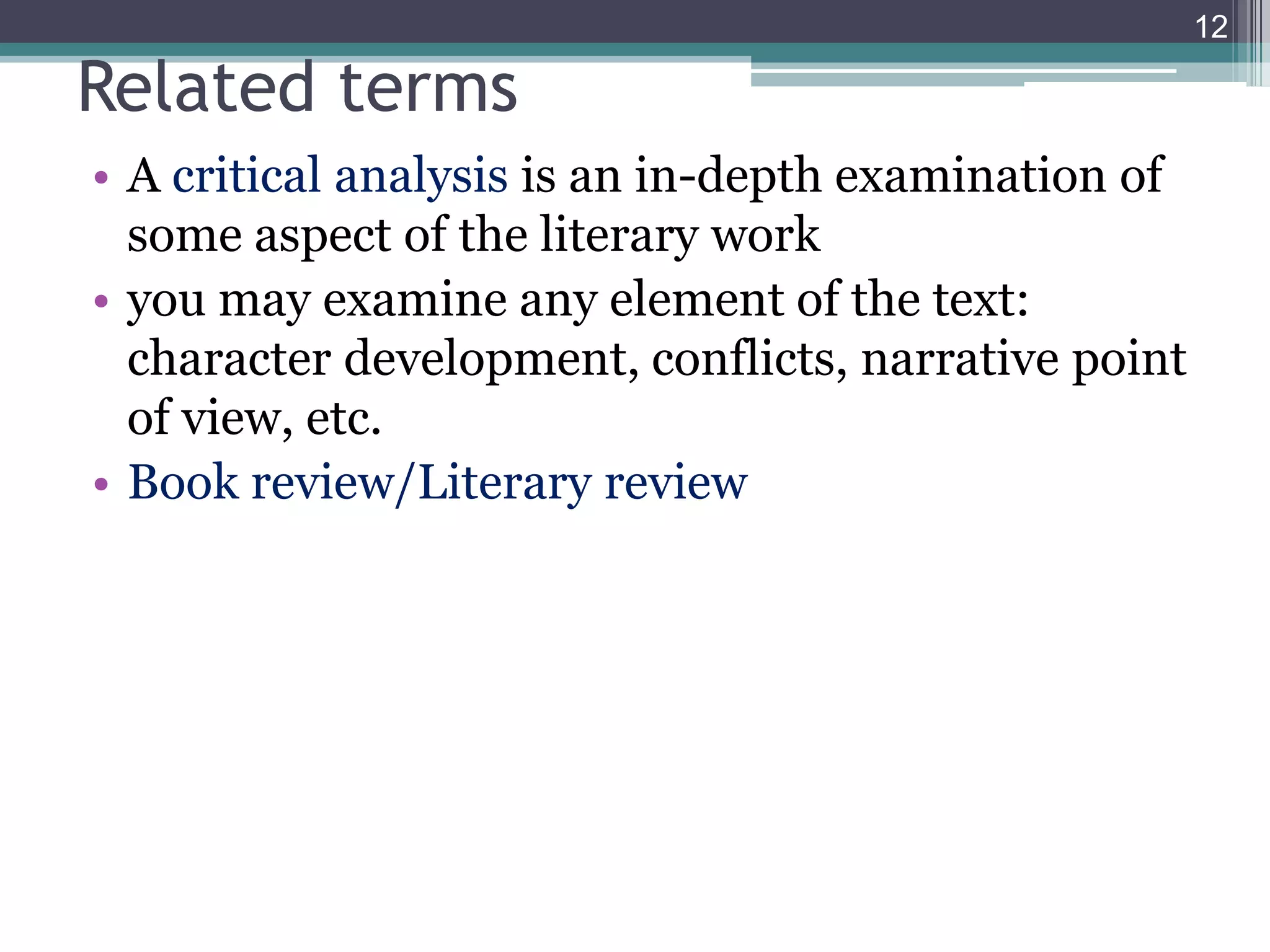 Unit 1 introduction to Literary Theory & Criticism | PDF