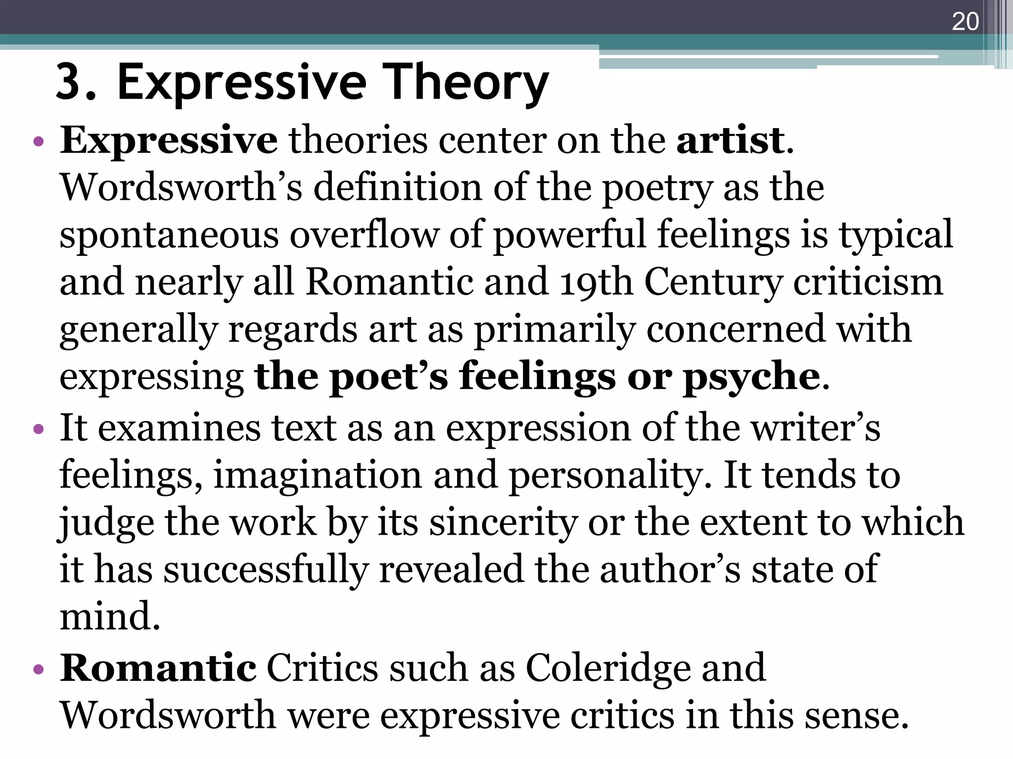 Unit 1 introduction to Literary Theory & Criticism | PDF