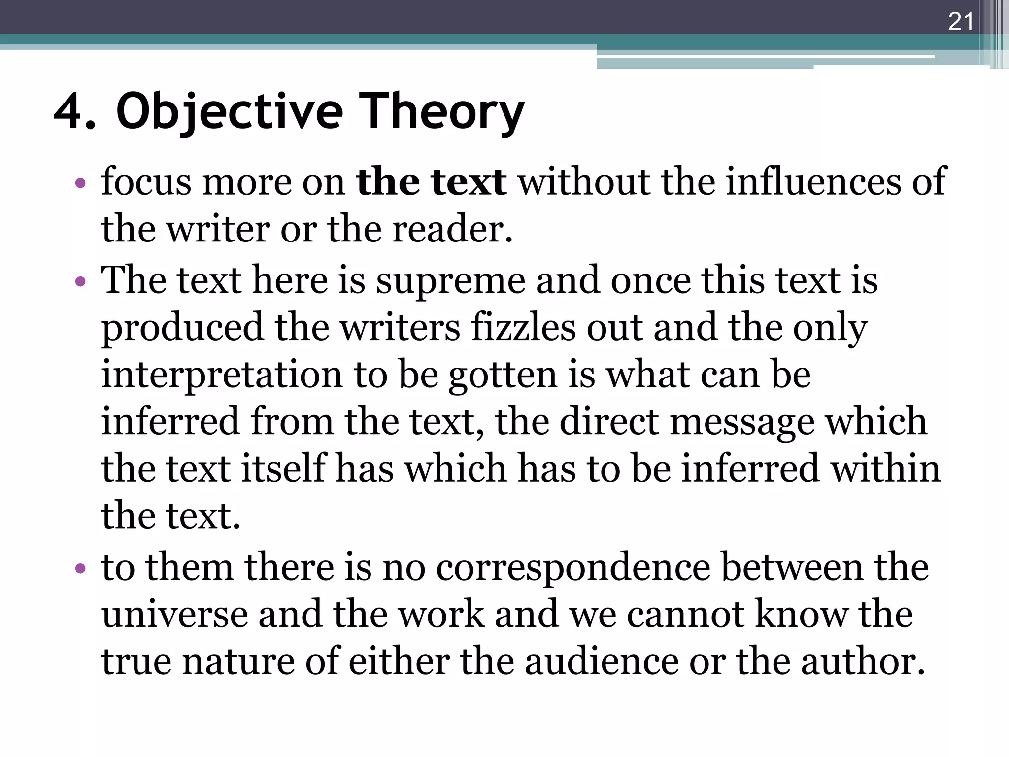 Unit 1 introduction to Literary Theory & Criticism | PDF