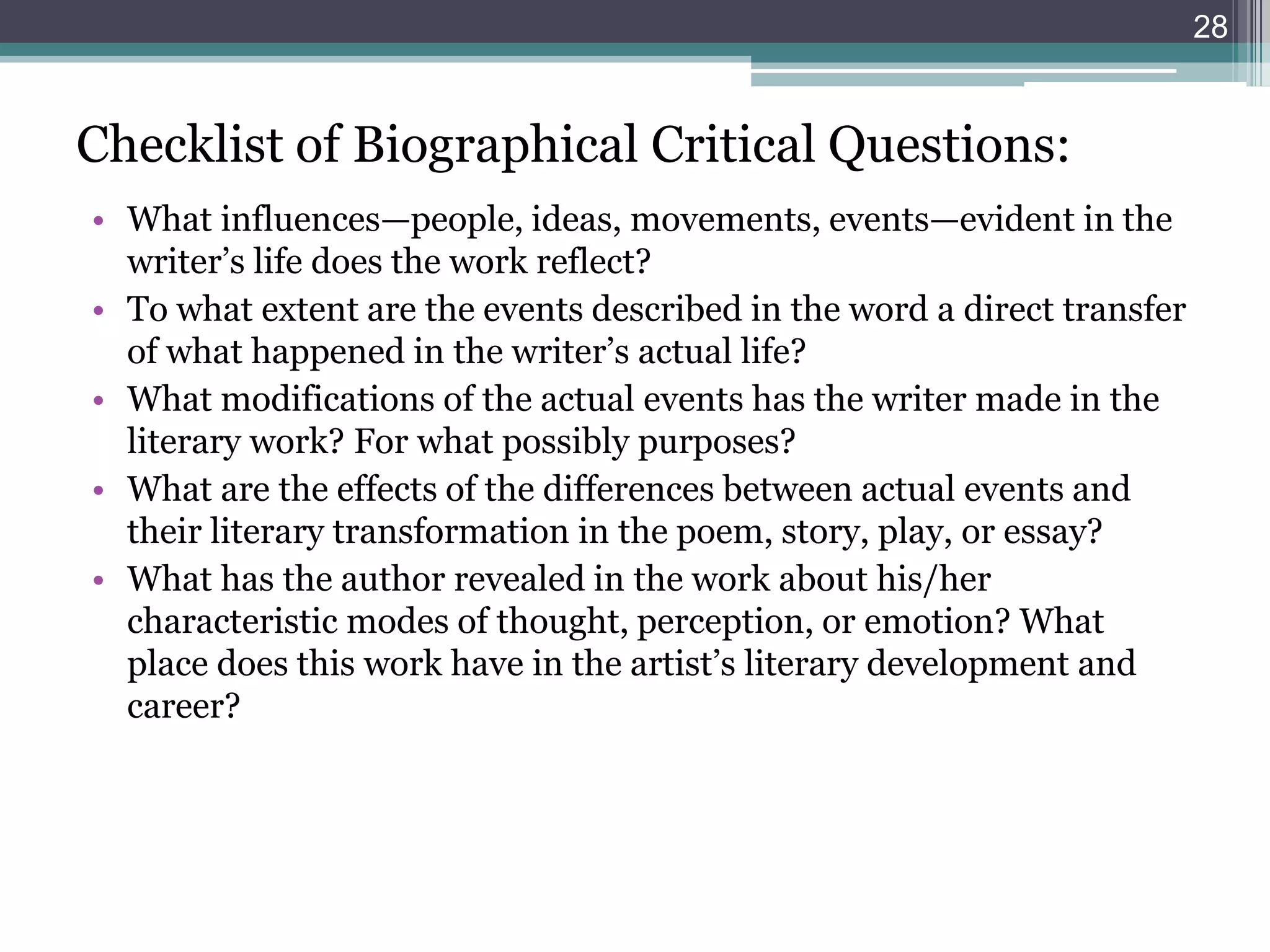 Unit 1 introduction to Literary Theory & Criticism | PDF