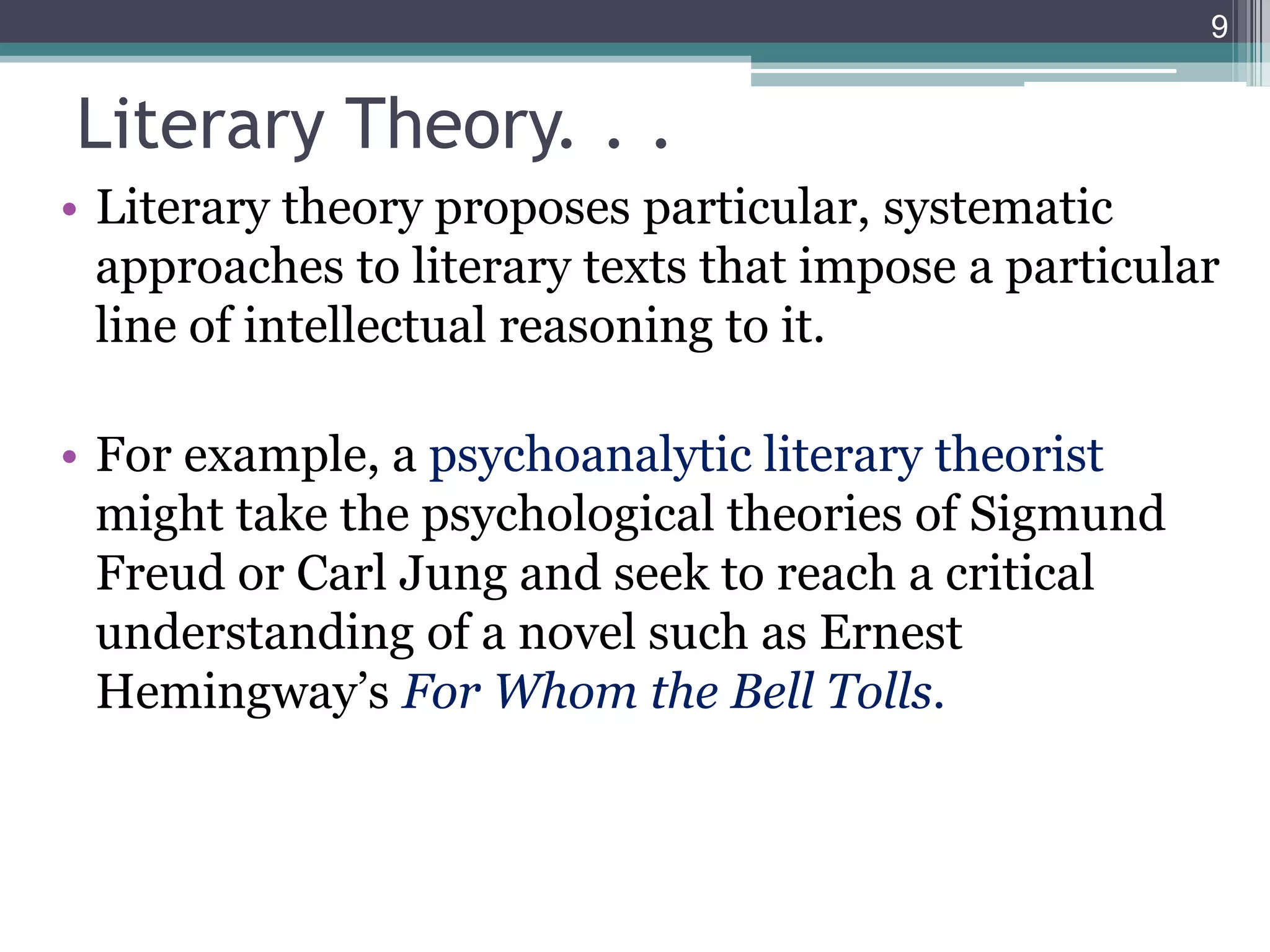 Unit 1 introduction to Literary Theory & Criticism | PDF