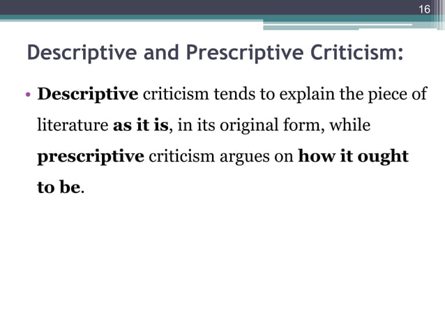 Unit 1 introduction to Literary Theory & Criticism | PDF