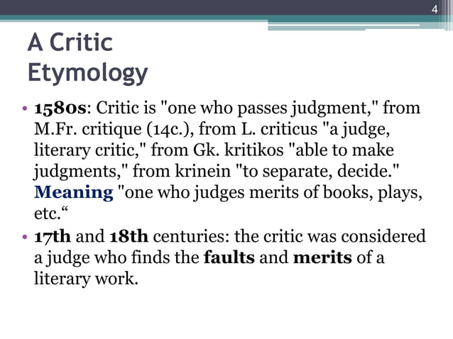 Unit 1 introduction to Literary Theory & Criticism | PDF