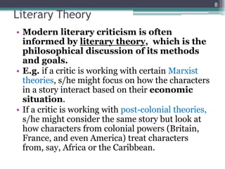 Unit 1 introduction to Literary Theory & Criticism | PDF