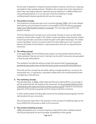 Unit 1 introduction to marketing - Class 11 - CBSE - 2016/17 | PDF