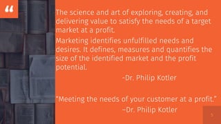 Basics of Marketing_Unit 1 Introduction to marketing | PDF