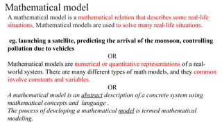 Introduction to Mathematical Modeling. Optimization | PPTX