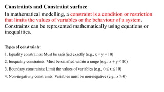Introduction to Mathematical Modeling. Optimization | PPTX