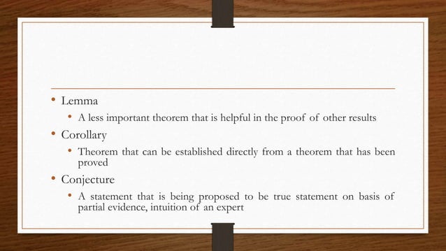 Unit 1 introduction to proofs | PPTX