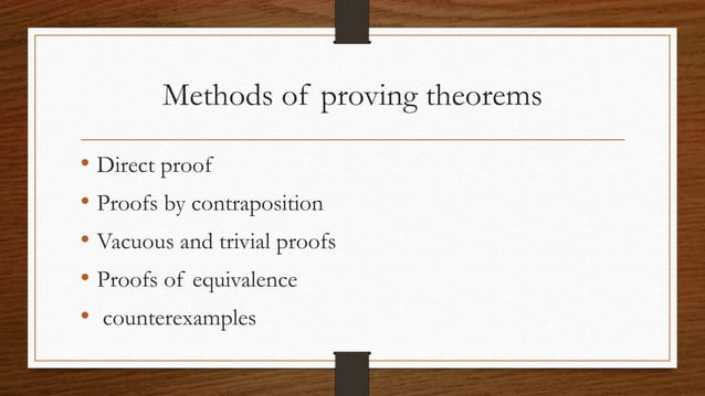 Unit 1 introduction to proofs | PPTX