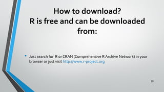 Unit1_Introduction to R.pdf | Programming Languages | Computing