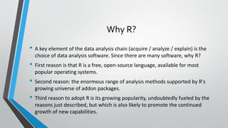 Unit1_Introduction to R.pdf | Programming Languages | Computing