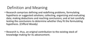 UNIT 1 INTRODUCTION TO RESEARCH.pptx