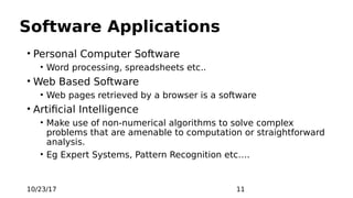 Unit 1 introduction to software | PPT