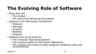 Unit 1 introduction to software | PPT
