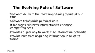 Unit 1 introduction to software | PPT