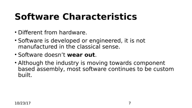 Unit 1 introduction to software | PPT