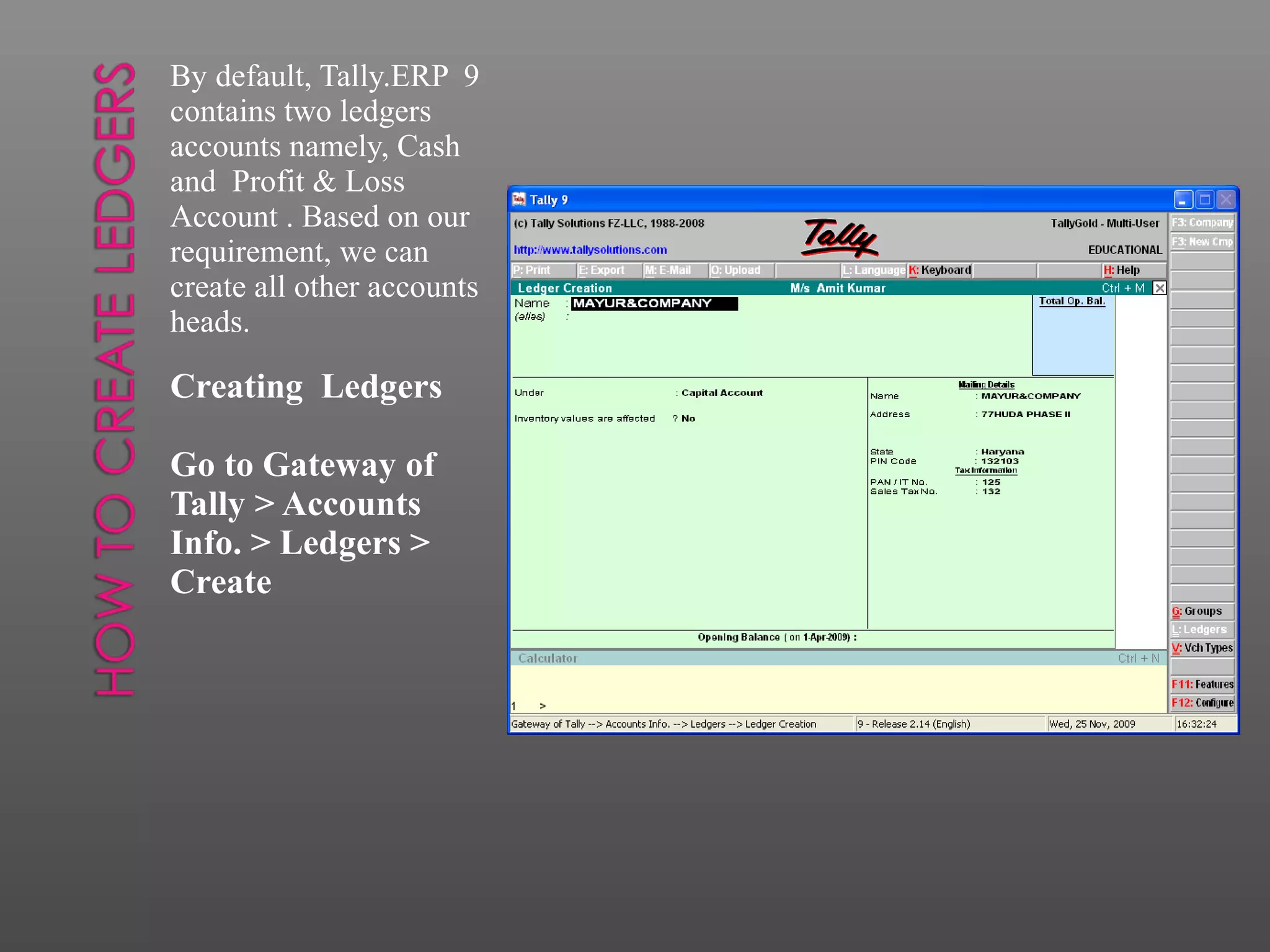 Unit 1 introduction to tally erp 9 | PPT