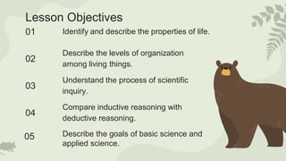 UNIT 1. Introduction to Biology: Themes, COncepts | PDF