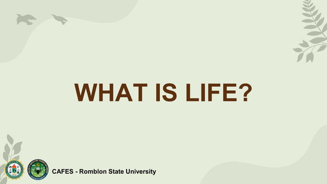 UNIT 1. Introduction to Biology: Themes, COncepts | PPT