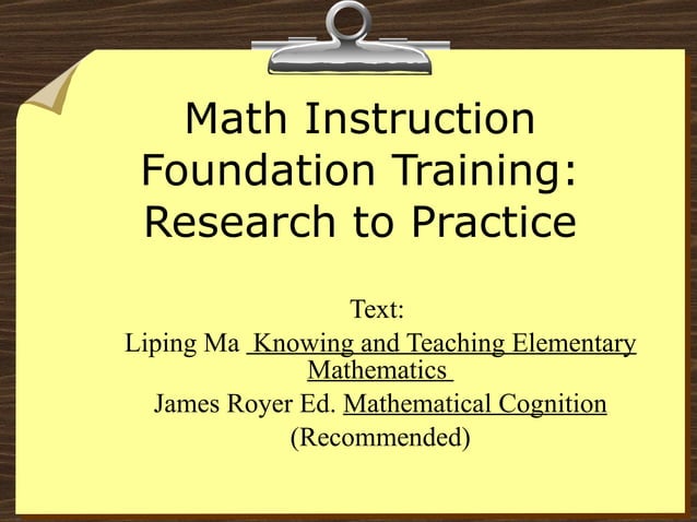 Unit 1 jcs math foundations | PPT