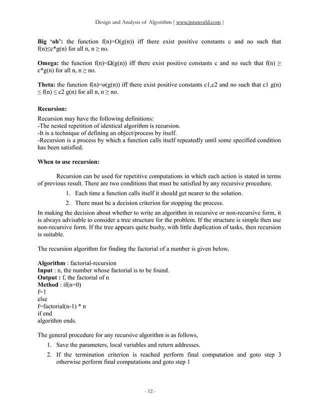 algorithm unit 1 | PDF
