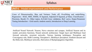 Unit1_Kumod_deeplearning.pptx DEEP LEARNING | PPTX
