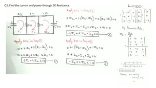 Unit 1_KVL and KCL theorems electrical students | PPTX