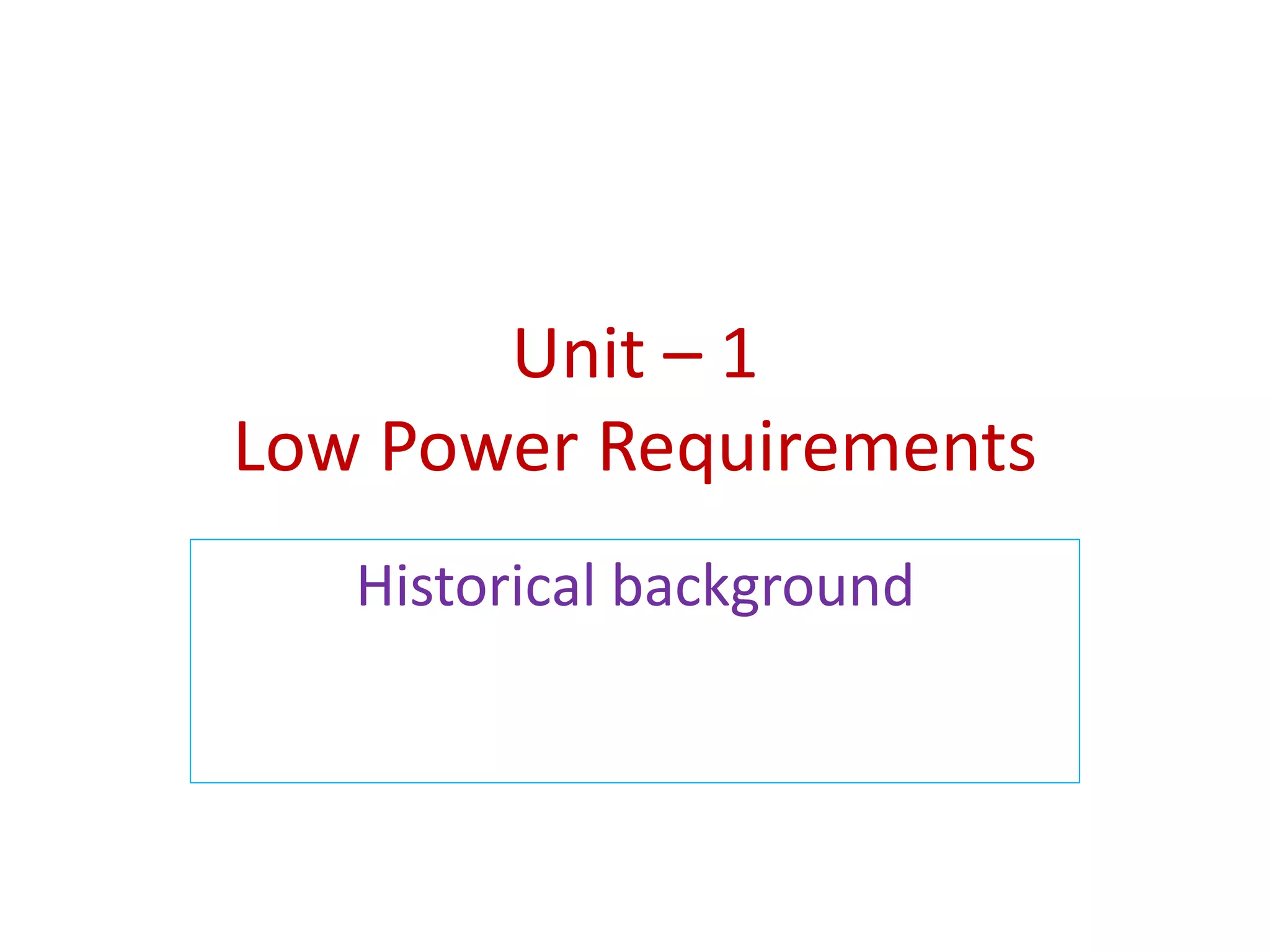 Unit 1 L1 Lpvlsi Ppt