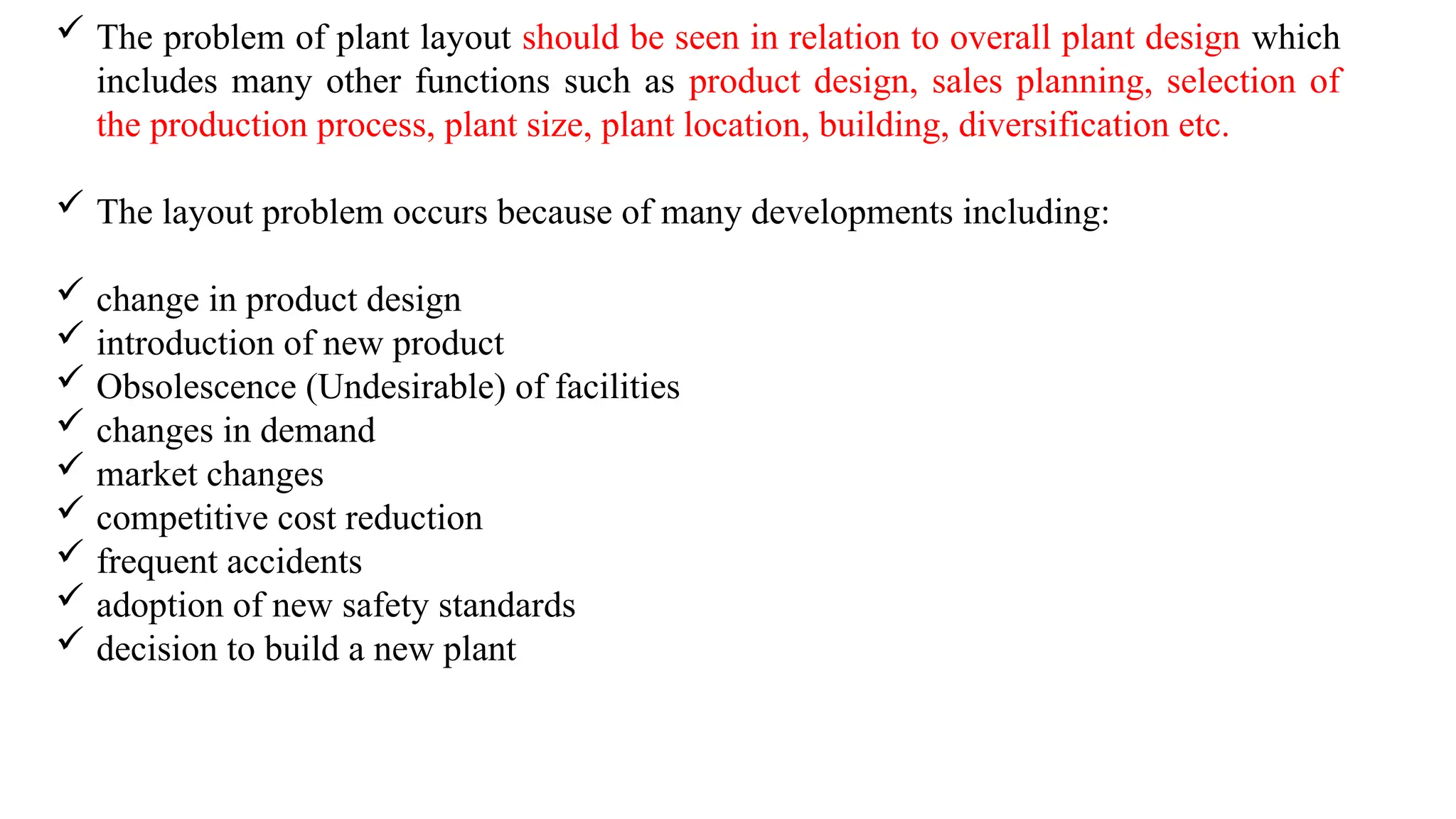 Plant layout, plant location, plant design | PPTX