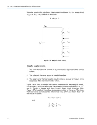 Power Circuits and Transforers-Unit 1 Labvolt Student Manual | PDF