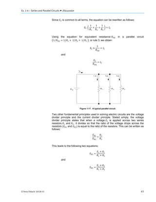 Power Circuits and Transforers-Unit 1 Labvolt Student Manual | PDF